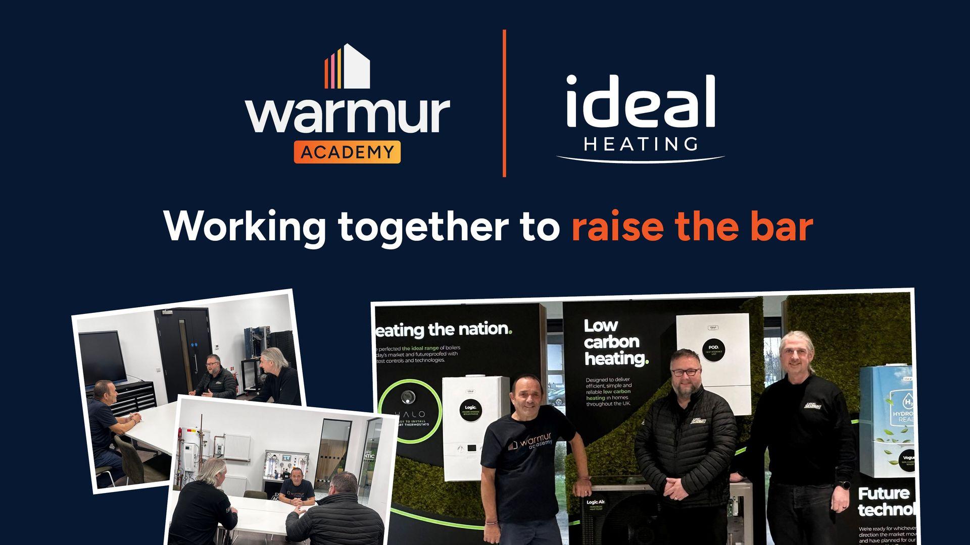 Warmur Academy partners with Ideal Heating - Warmur Academy